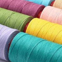 China Heavy Duty Waxed Thread 420D/3 Yarn Count for Smooth and Durable Patchwork Sewing for sale