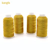 China 6ply Magic Sparkle Color Braided Bracelet Jewelry Thread Hand Craft Accessories Gold color Metallic Threads for sale