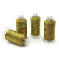 China Rainbow Sewing Thread 100% Spun Polyester For Diy Cross-Stitch for sale