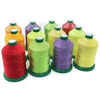China High Tenacity Filament Polyester Braid Thread For Shoes/bag/leather Pattern Dyed Teabag for sale