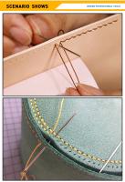 China 210D/3 Yarn Count Sewing Stitching Waxed Thread Cord Leather with OEM ODM Accpet for sale