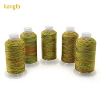 China Rainbow Sewing Thread 100% Spun Polyester For Diy Cross-Stitch for sale