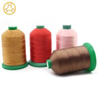 China Women's Shoes Sewing Thread Striped UV Resistance 210D/16 Non Wax Polyester Material for sale