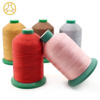 China Women's Shoes Sewing Thread Striped UV Resistance 210D/16 Non Wax Polyester Material for sale