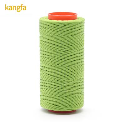 China 0.6mm 0.8mm 1mm 150D/16 Coarse Polyester Braided Thread Waxed for Leather Craft Repair for sale