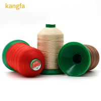 China 400g Rolls 1mm Braided Thread 210D/16 Non Waxed Polyester Thread for Textile Industry for sale
