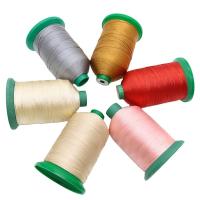 China 400g Rolls 1mm Braided Thread 210D/16 Non Waxed Polyester Thread for Textile Industry for sale