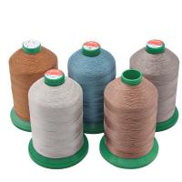 China 400g Rolls 1mm Braided Thread 210D/16 Non Waxed Polyester Thread for Textile Industry for sale
