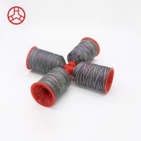 China Tex 70 Multi Color Rainbow 69 Nylon 66 FDY Bonded Thread with Pattern Dyed and 250g Weight for sale
