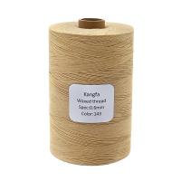 China 100% Polyester 1kg Color Hand Sewn Flat Wax Thread For Leather goods with 240 colors for sale