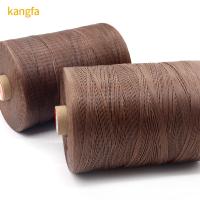 China 100% Polyester 1kg Color Hand Sewn Flat Wax Thread For Leather goods with 240 colors for sale