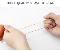 China Knitting 400g 210D/16 Optional Colors DIY Handmade Leather Sewing 1mm Flat Wax Thread for sale