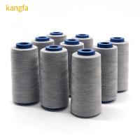 China 40/2 100% Spun Polyester Cotton Sewing Thread for Touch Screen Silver Conductive Yarn for sale