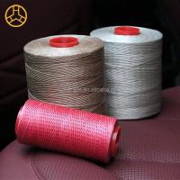 China Flat Waxed Thread High Tenacity 210D/16 Waxed Silk Braided Thread for Handicrafts for sale