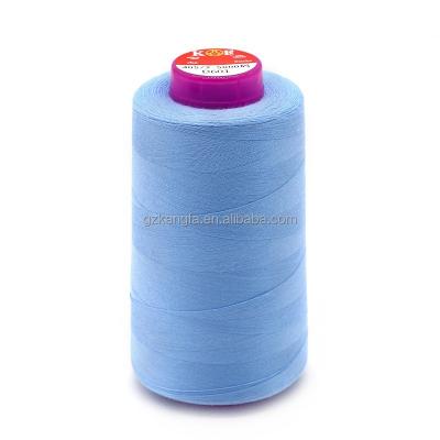China Supply Polyester Cotton Thread 40/2 5000 Yards 100% Spun Sewing Thread for Tablecloth for sale