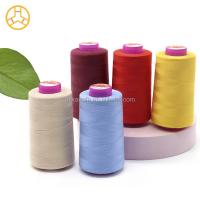 China Supply Polyester Cotton Thread 40/2 5000 Yards 100% Spun Sewing Thread for Tablecloth for sale