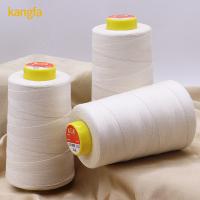 China 500g Kangfa 100% Cotton Sewing Thread 20s/2 20s/3 30s/2 30s/3 28s/2 5000yds 10000yds for sale