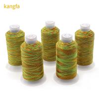 China 100G NET Weight Polyester Sewing Thread in Rainbow Colors for Abrasion-Resistant Sewing for sale
