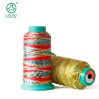 China Shoes High Tenacity Rainbow Color Polyester Cotton Embroidery Nylon Sewing Thread OEM ODM for sale