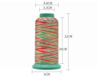 China Shoes High Tenacity Rainbow Color Polyester Cotton Embroidery Nylon Sewing Thread OEM ODM for sale