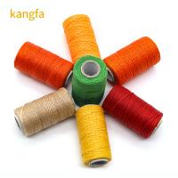 China Small Roll 150d 0.8mm 30meters Spun Wax Thread for Hand-woven Bags and Bracelets for sale