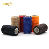 China Small Roll 150d 0.8mm 30meters Spun Wax Thread for Hand-woven Bags and Bracelets for sale