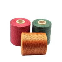 China 260m Leather Sewing Flat Wax Thread in 0.8mm Thickness with 240 Color Options for sale