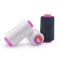 China 100g 3300y per Cone Polyester Sewing Thread 100% Spun Yarn 20s/3 in 1000 Colors for sale