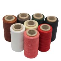 China 1mm 150D Waxed Thread Coated Cord for Heavy Duty Leather Sewing Book Binding and More for sale
