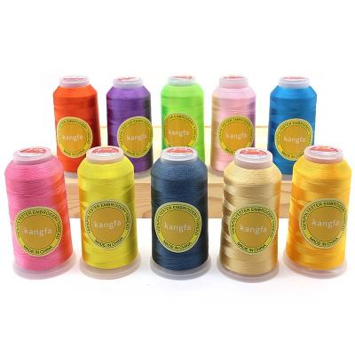 China 4000 Yard 120d/2 Mercerized Polyester Embroidery Thread for Industrial Sewing Machines for sale