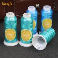 China 4000 yards 100% Polyester 120D Golden Embroidery Thread for Sewing Embroidered Logo for sale