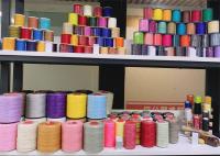 China 400g DIY Handmade Leather Sewing 0.8mm Round Wax Thread with 16 Yarn Count Texturized for sale