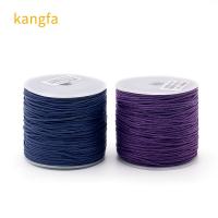 China Customized Handmade Rope Bracelet Materials 1mm Braided Rope Rich in Colour Jade Thread for sale