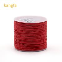 China Customized Handmade Rope Bracelet Materials 1mm Braided Rope Rich in Colour Jade Thread for sale