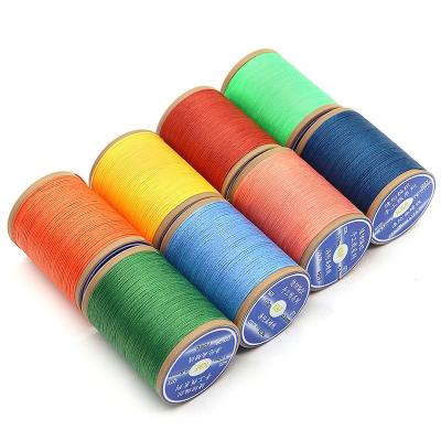 China 150D/16 Core Spun Yarn Polyester Waxed Thread for Crochet Hilo Encerado Coser Zapatos for sale