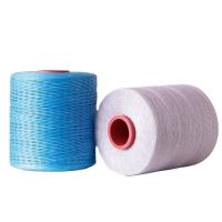 China 210D/16 Luxury Design Polyester Braid Waxed Thread For Bracelets Leather Dyed Pattern for sale