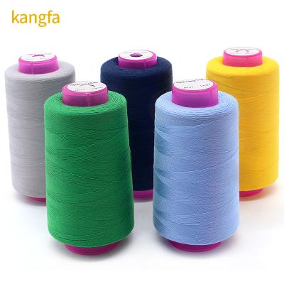 China Spun Yarn Type Customized 20/2 Polyester Cotton Core Sewing Thread with Low Shrinkage for sale