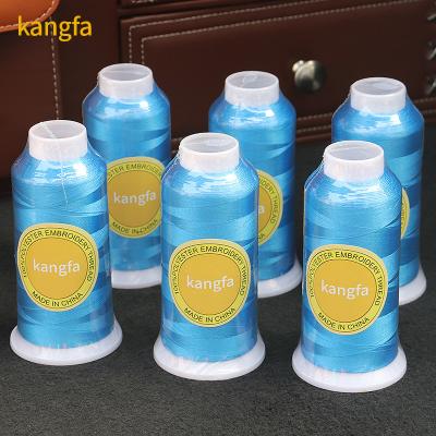 China Waterproof MERCERIZED 120d/2 Polyester 100% 4000 Yard Industrial Embroidery Sewing Thread for Embroidery Machine for sale