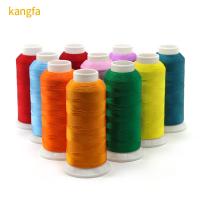 China High Tenacity Sewing Thread for High Speed Embroidery Machine 4000Y Multicolor Yarn for sale