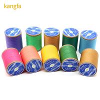 China 100%Polyester 57G Weight Flat Waxed Thread for Crochet Hilo Encerado Para Coser Zapatos for sale
