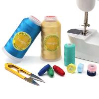 China 4000y 100% Polyester 120D/2 Reflective Embroidery Thread for Home Clothing Embroidery for sale
