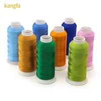 China 4000m/cone MERCERIZED Red Golden Viscose Embroidery Thread For Sewing And Crochet for sale