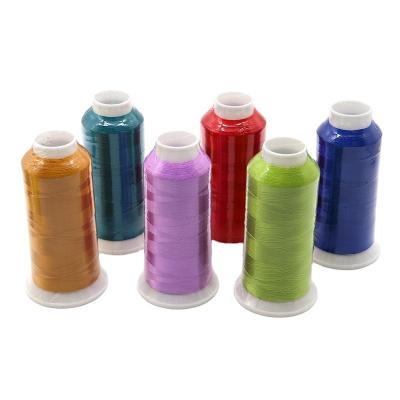China OEM/ODM Accepted Reflective Viscose Rayon Embroidery Thread 5000m for sale