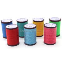 China 80m/Cone Kangfa Handmade Thread WEIXIN Waxed Polyester Thread 0.8mm for Jewelry Making for sale