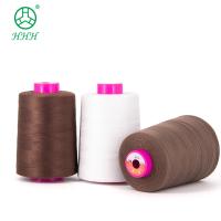 China 240 Color Options Mercerized Yarn Black Brown White Cotton Thread for T-Shirt Sewing for sale