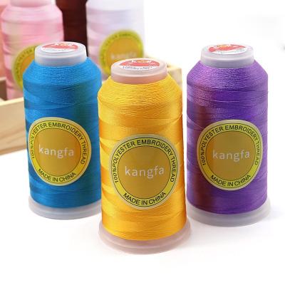 China 120D/2 100% Polyester Embroidery Thread for Machine Embroidery 4000Yard/cone 700 Colors for sale