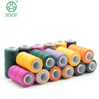 China Dyed Color Polyester Nylon Waxed Thread for Small Cone Leather Sewing 7 Days Lead Time for sale