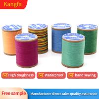 China 210D Yarn Count Abrasion-Resistant Wax Thread for Manual Leather Sewing for sale