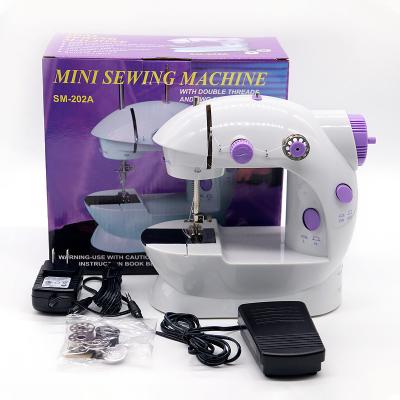 China Video Technical Support After Service Portable Mini Household Sewing Machine UFR-202 for sale