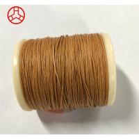 China 0.55mm Waterproof Polyester Bonded Round Waxed Thread for Leather Sewing Hand Knitting for sale